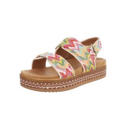 Ital-Design Sandale & Sandalette in Beige und Rosa | Gr.: 36