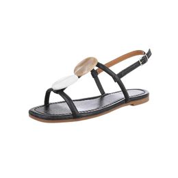 Ital-Design Sandale & Sandalette in Schwarz | Gr.: 39