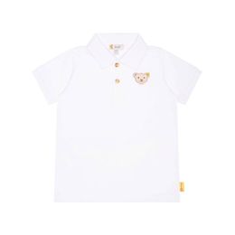 Steiff Poloshirt in Wei&szlig; | Gr.: 92
