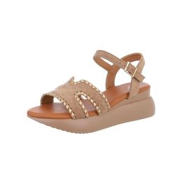 Ital-Design Sandale & Sandalette in Hellbraun | Gr.: 39