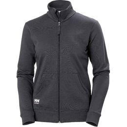Helly Hansen Pullover "Classic Zip Sweatshirt" in Grau | Gr.: XS