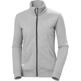 Helly Hansen Pullover "Classic Zip Sweatshirt" in Grau | Gr.: XS