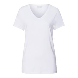 Hanro V-Shirt Sleep & Lounge in white | Gr.: XS