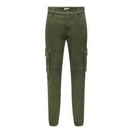 Only & Sons Only&Sons Cargohose 'Calle' in gr&uuml;n | Gr.: W33/L34