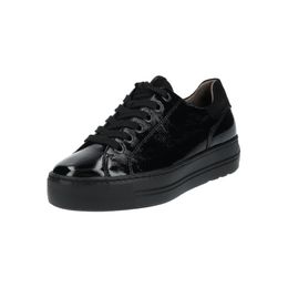 Paul Green Sneaker in Schwarz Lack | Gr.: 40,5
