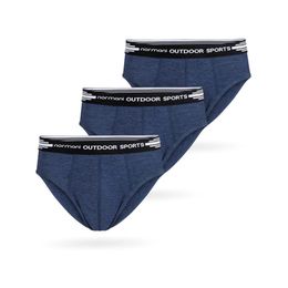 Normani Outdoor Sports 3er Pack Herren Merino Slip in Navy | Gr.: XXL