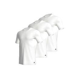 adidas Sportswear Unterhemd / Shirt Kurzarm Active Core Cotton in Wei&szlig; | Gr.: M