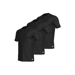adidas Sportswear Unterhemd / Shirt Kurzarm Active Core Cotton in Schwarz | Gr.: M