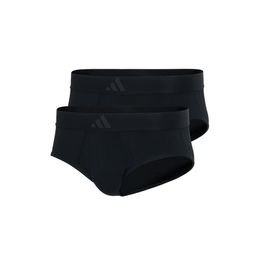 adidas Sportswear Slip / Unterhose Active Flex Cotton 3 Stripes in Schwarz | Gr.: L