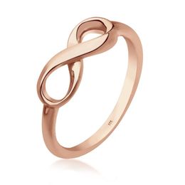 Elli Ring 925 Sterling Silber Infinity in Rosegold | Gr.: 54