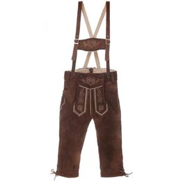 Edelnice Trachtenlederhose in dunkelbraun | Gr.: 140