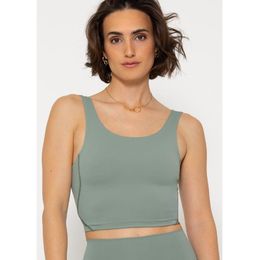 SASSYCLASSY Basic Sport-BH in Gr&uuml;n | Gr.: XL