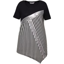 MIAMODA Shirt in schwarz | Gr.: 44