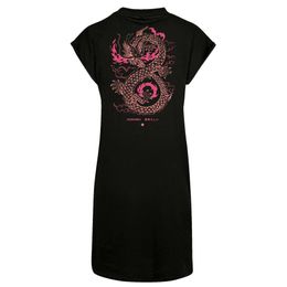 F4NT4STIC Short Sleeve Dress Drachen Feuer in schwarz | Gr.: M