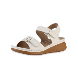 VAN HILL Komfort Sandalen Emma in Beige | Gr.: 38