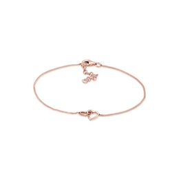 Elli Armband 925 Rosegold Herz in Rosegold | Gr.: 19 cm