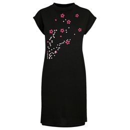 F4NT4STIC Short Sleeve Dress Blumen Ranke in schwarz | Gr.: M