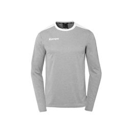 Kempa Langarmshirt Emotion 27 in dark grau melange | Gr.: L