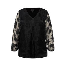 Ulla Popken Bluse in schwarz | Gr.: 46-48