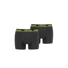 Head Boxershort 2er Pack in Anthrazit/Gelb | Gr.: XL