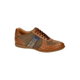 Galizio Torresi Sportliche Schn&uuml;rschuhe in Braun | Gr.: 42,5