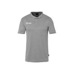 Kempa POLO SHIRT Poly in dark grau melange | Gr.: 164