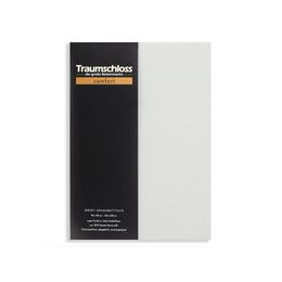 Traumschloss Comfort Jersey Spannbettlaken in silber (hell) | Gr.: 140-160 x 200 cm