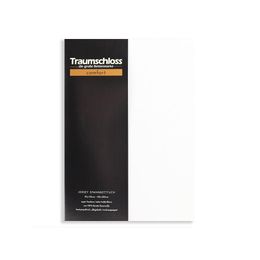 Traumschloss Comfort Jersey Spannbettlaken in wei&szlig; | Gr.: 140-160 x 200 cm