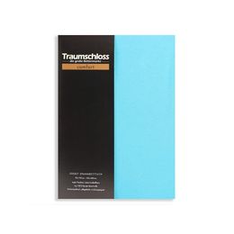 Traumschloss Comfort Jersey Spannbettlaken in t&uuml;rkis | Gr.: 140-160 x 200 cm