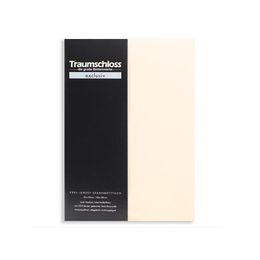 Traumschloss Exclusiv Edel-Jersey Spannbettlaken in creme | Gr.: 180-200 x 200 cm