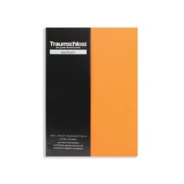 Traumschloss Exclusiv Edel-Jersey Spannbettlaken in mandarine | Gr.: 140-160 x 200 cm