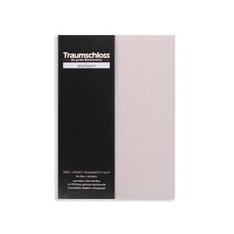 Traumschloss Exclusiv Edel-Jersey Spannbettlaken in silber (hell) | Gr.: 90-100 x 200 cm