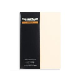 Traumschloss Comfort Jersey Spannbettlaken in creme | Gr.: 180-200 x 200 cm