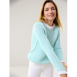 Walbusch Bändchen Pullover Bicolor