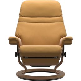 Relaxsessel stressless, B:88cm H:103cm T:78cm, gelb, Leder BATICK: BATICK ist ein leicht korrigiertes, durchgefärbtes und genarbtes Möbelleder, bei