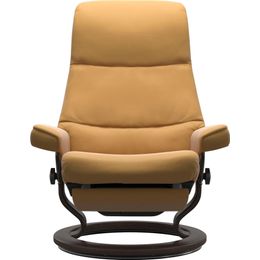 Relaxsessel stressless, B:79cm H:109cm T:77cm, gelb, Leder BATICK: BATICK ist ein leicht korrigiertes, durchgefärbtes und genarbtes Möbelleder, bei