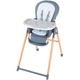 Ingenuity Baby Hochstuhl "Proper Positioner 7-in-1 Deluxe High Chair - Chambray", bunt, Stühle