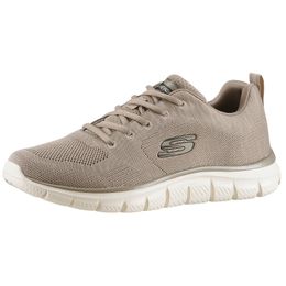 Skechers Herren Sneaker "TRACK", Gr. 44, grau, Textil, meliert, Schuhe, Freizeitschuh, Halbschuh, Schnürschuh mit gepolsterter Innensohle