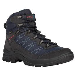 Lowa Damen Wanderschuh "TAURUS PRO GORE-TEX MID WS", Gr. 41, blau, Leder, Textil, Schuhe, wasserdicht