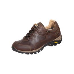 Meindl Herren Wanderschuh "Meindl Caracas GORE-TEX dunkelbraun", Gr. 47, braun, Nubukleder, Schuhe, GORE-TEX &ndash; Winddicht, wasserdicht und atmungsaktiv