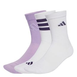 adidas Sportswear Socken 'Logo 3 Pairs' Damen Gr&ouml;&szlig;e 37/39 orchidee / dunkellila / wei&szlig;