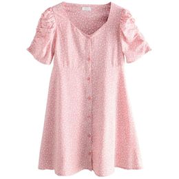 next Kleid M&auml;dchen Gr&ouml;&szlig;e 98 rosa / wei&szlig;