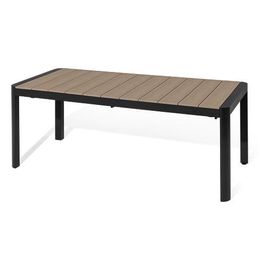 Tchibo - Ausziehtisch mit Polywood-Tischplatte - 205x95x76,5cm - anthrazit - Kunststoff / Aluminium / Stahl