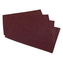 Tchibo - 4 Platzsets - dunkelrot
