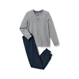 Tchibo - Kinder-Pyjama - Jungen - Gr. 134/140 - dunkelblau