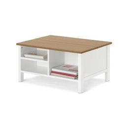 Tchibo - Couchtisch mit Klappenfunktion - 80x60x40cm - braun - Holz / Holz