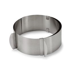 Tchibo - Edelstahl-Tortenring - silber