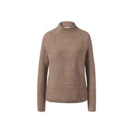Tchibo - Strickpullover mit Stehkragen - Damen - Gr. M - cognac