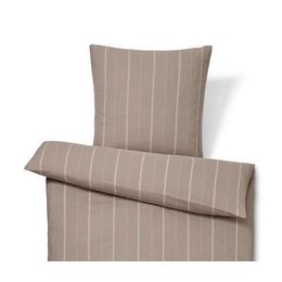Tchibo - Flanell-Bettwäsche - taupe