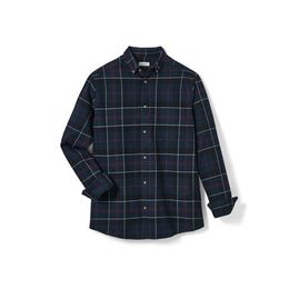 Tchibo - Flanell-Hemd - Herren - Gr. L - creme/kariert